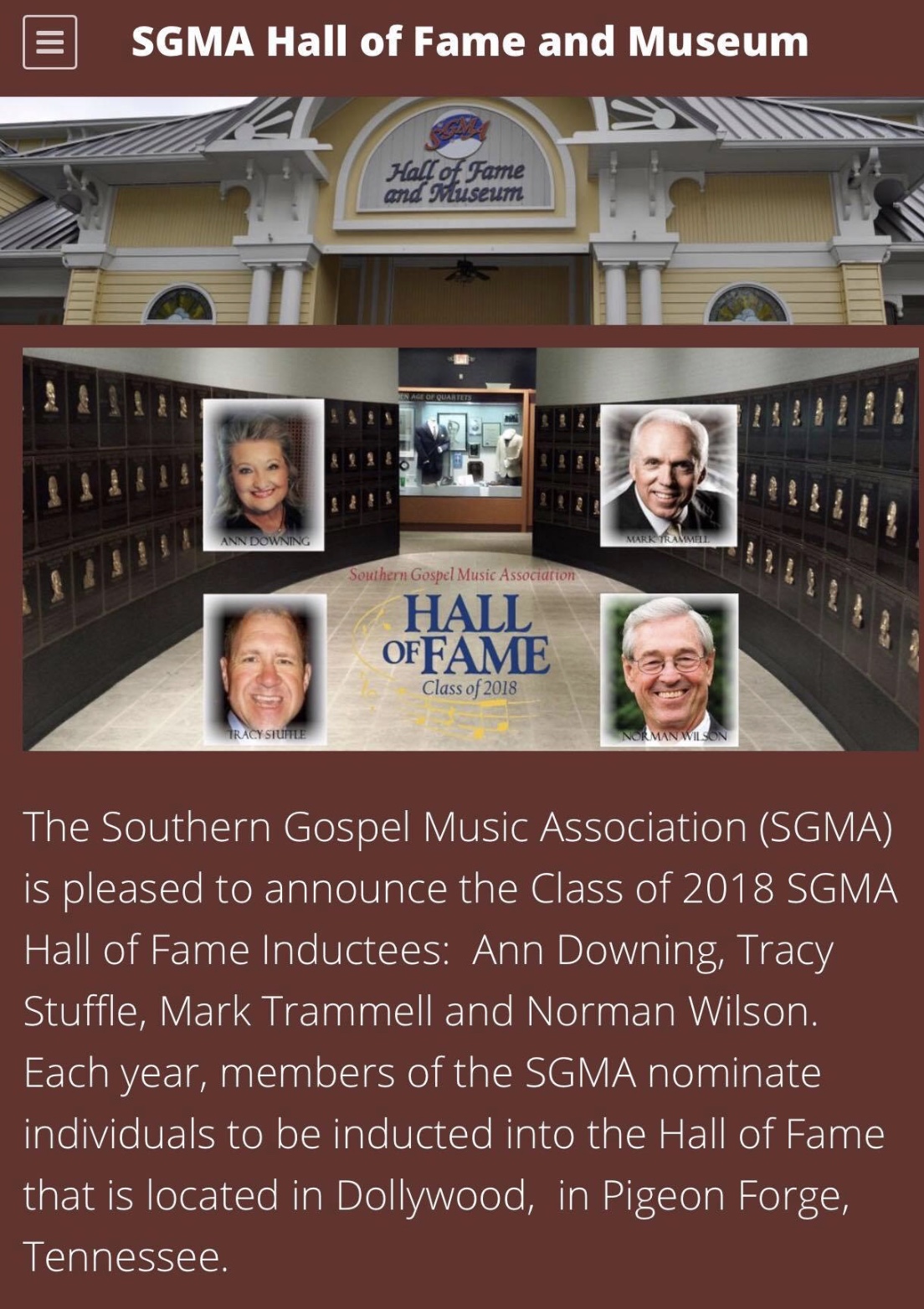 Congratulations to The Stuffle Family - Southern Gospel News SGNScoops ...